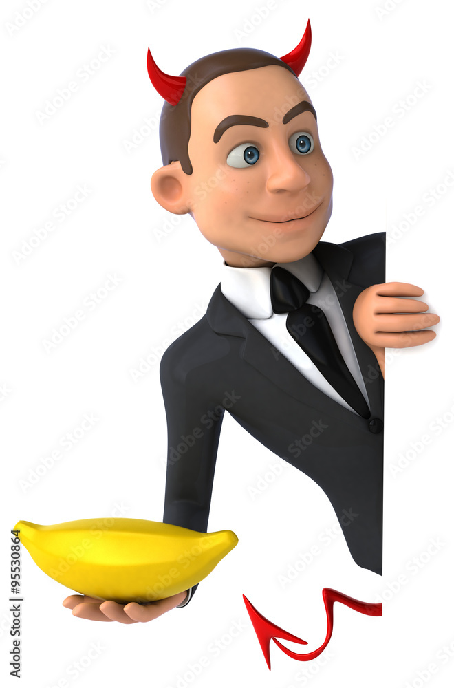 Evil businessman Stock Illustration | Adobe Stock