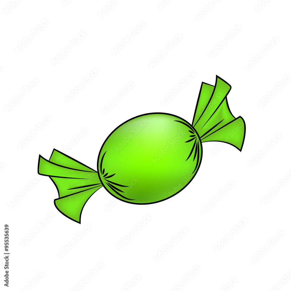 Wrapped Christmas Candy Clipart