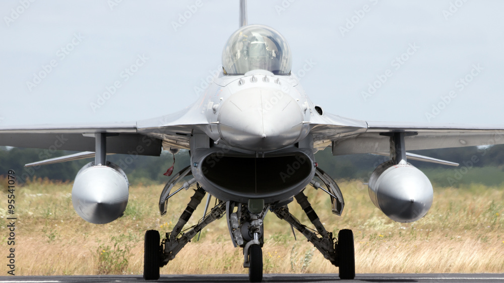 Front fighter jet Stock Photo | Adobe Stock