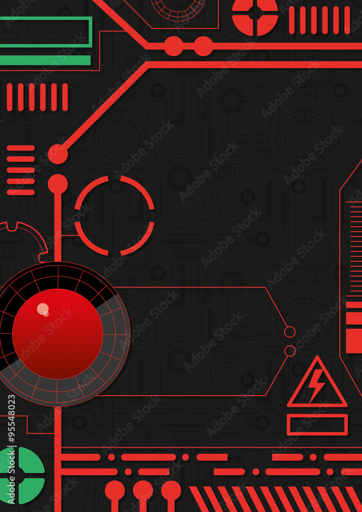 Sci-Fi Background Design Stock Vector | Adobe Stock