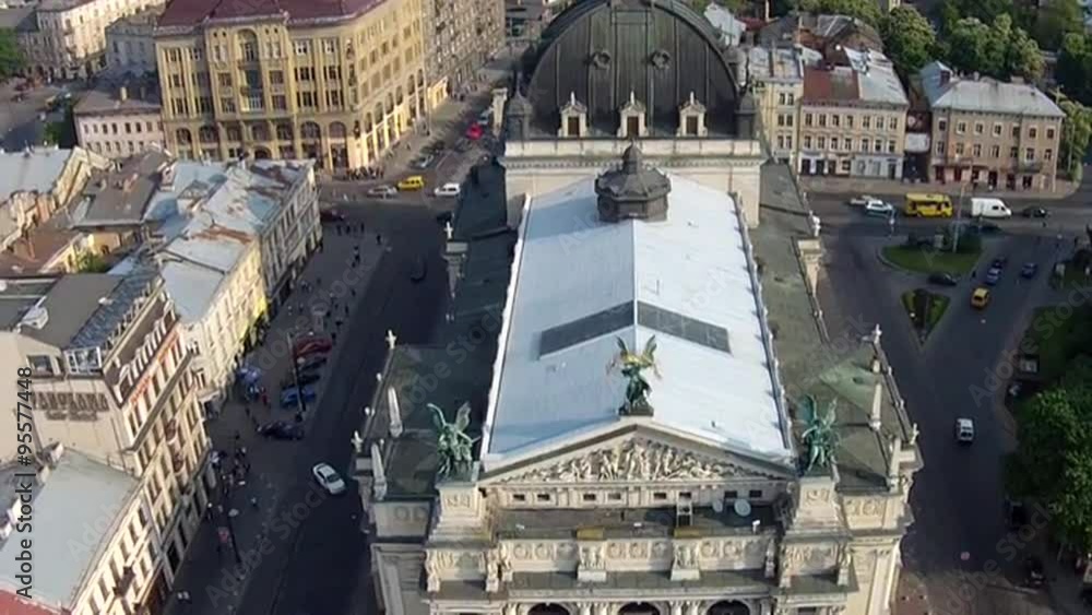 The Lviv Opera House is an architectural gem of Lviv, built in the Neo ...