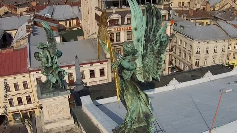 The Lviv Opera House is an architectural gem of Lviv, built in the Neo ...