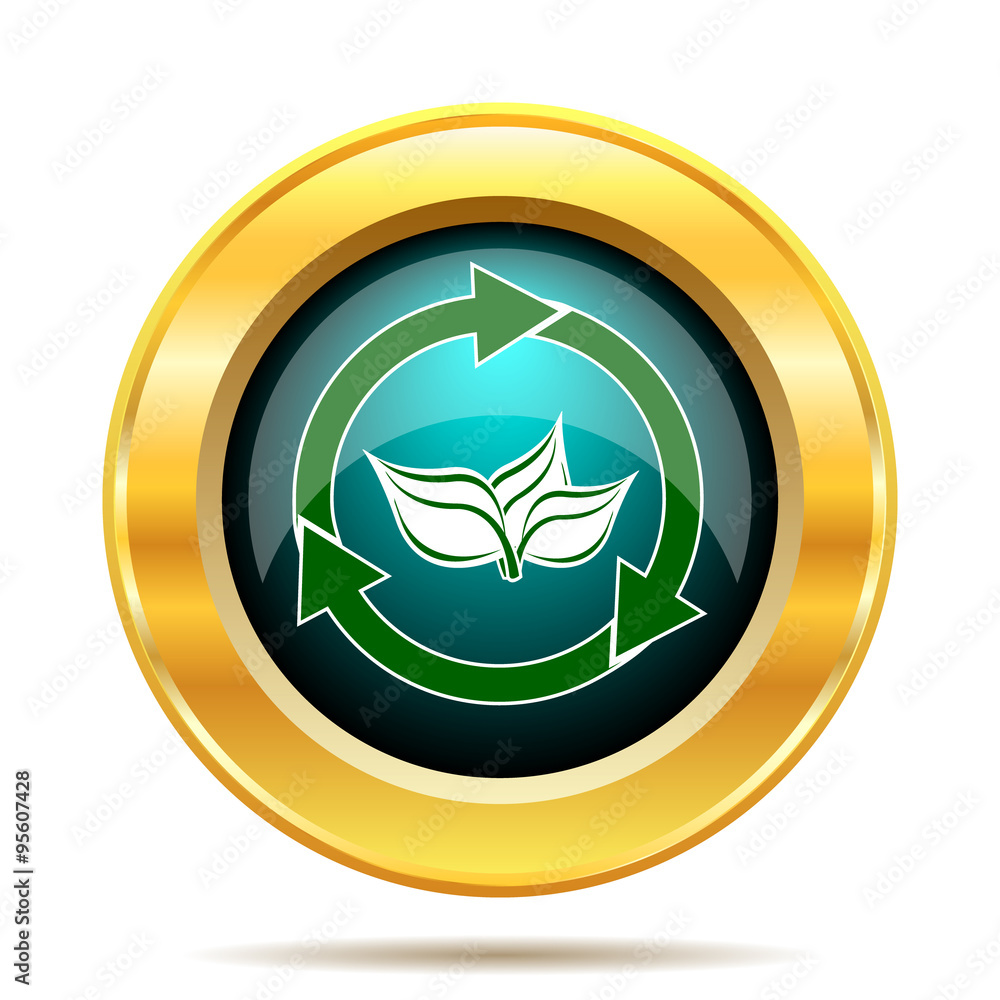 Recycle arrows icon Stock Illustration | Adobe Stock
