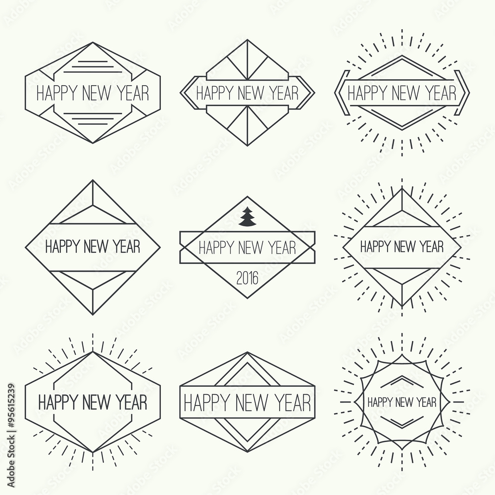 Hipster Banner Vector