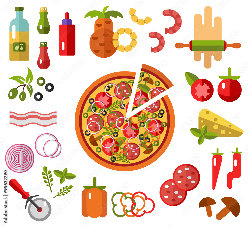 Pizza Toppings Clipart Mushroom