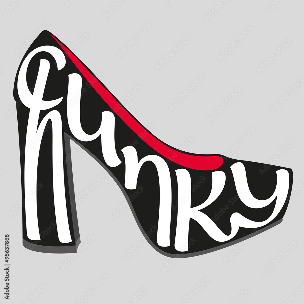 Fashion typography, shoe typography, shoes typography, chunky platform ...