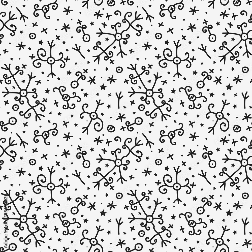 Magic voodoo pattern. Stock Vector | Adobe Stock