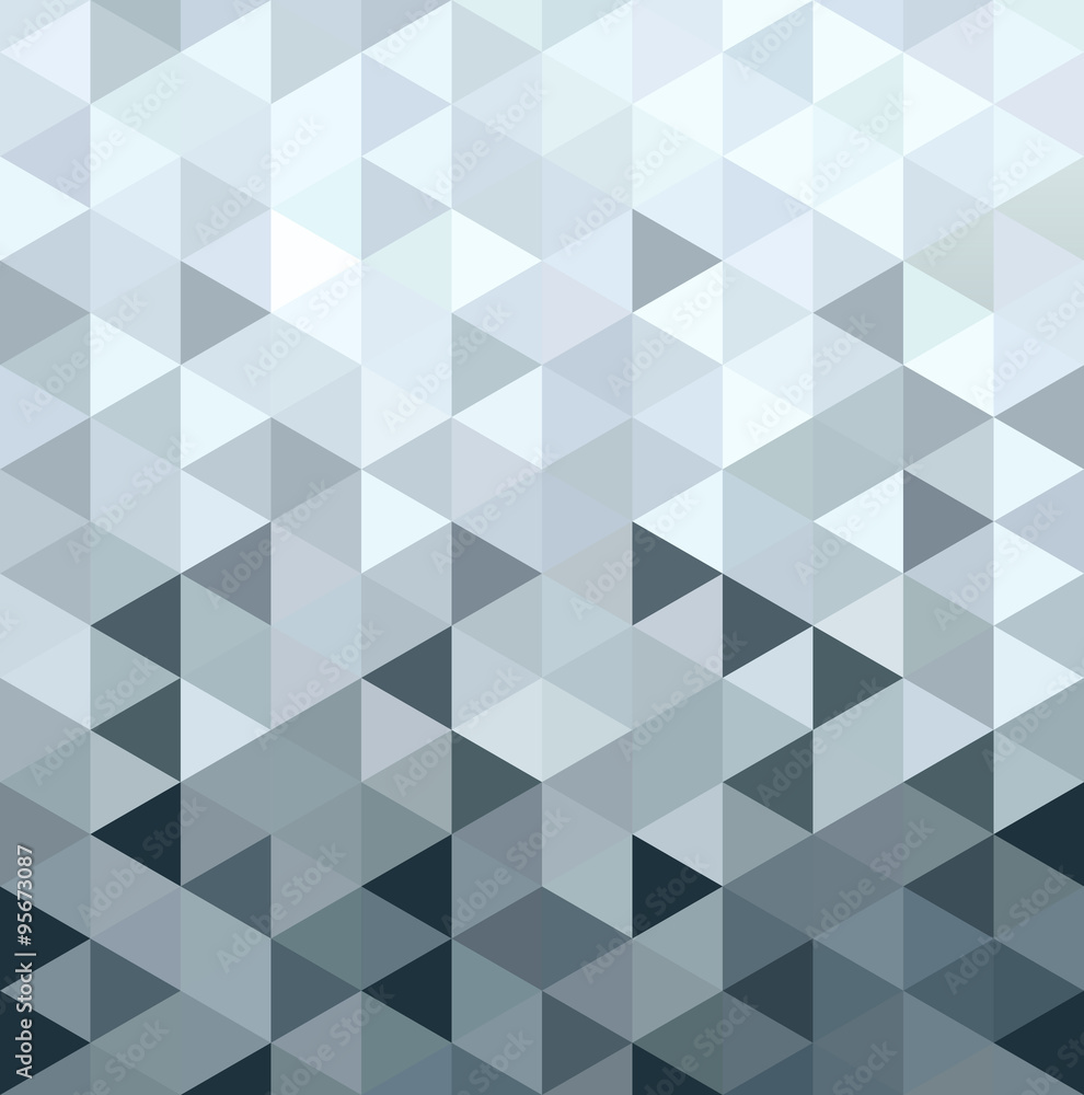 Metal silver pattern low poly triangle geometry Stock Vector | Adobe Stock