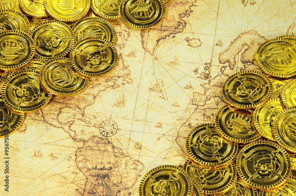 Old World Pirate Maps