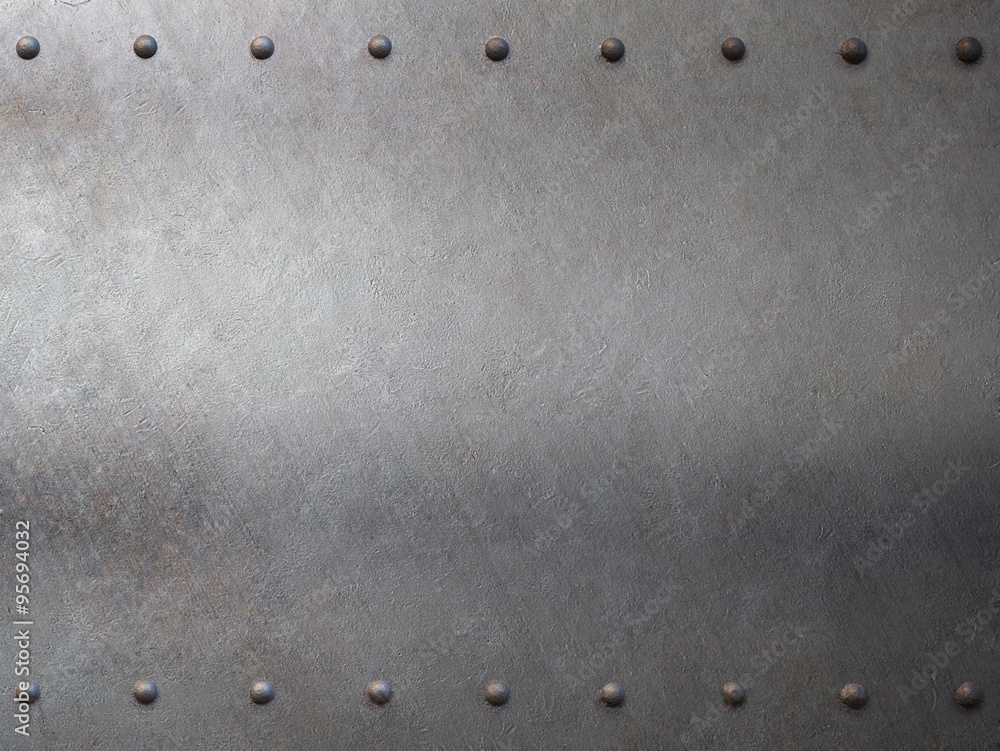steel metal armour with rivets background Stock Illustration | Adobe Stock