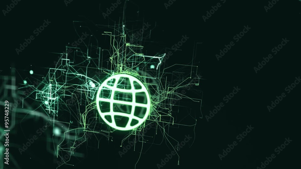 World Wide Web - Network / Symbolic Connection of the Internet Stock ...