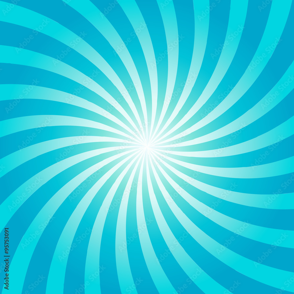 Blue sunburst texture. Abstract background. Vector illustration. Stock ...