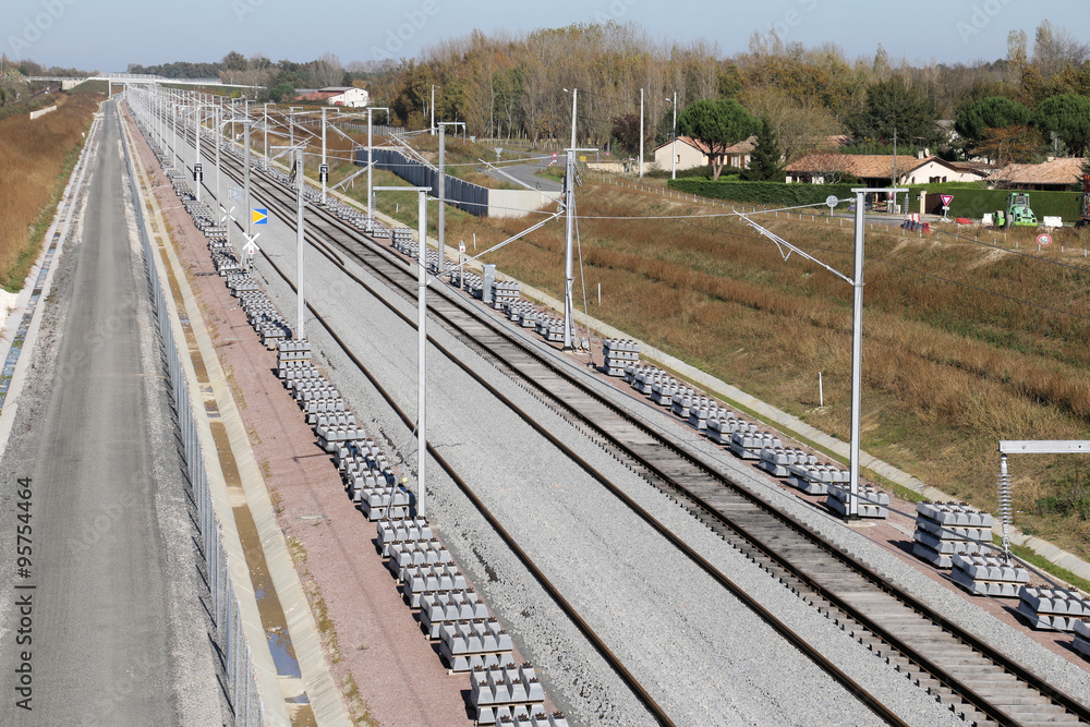Foto de LGV SEA Construction ligne à grande vitesse Sud Europe ...