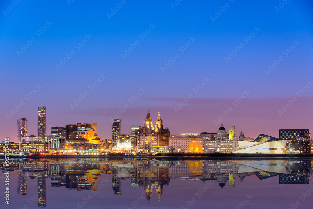 Liverpool skyline Stock Photo | Adobe Stock