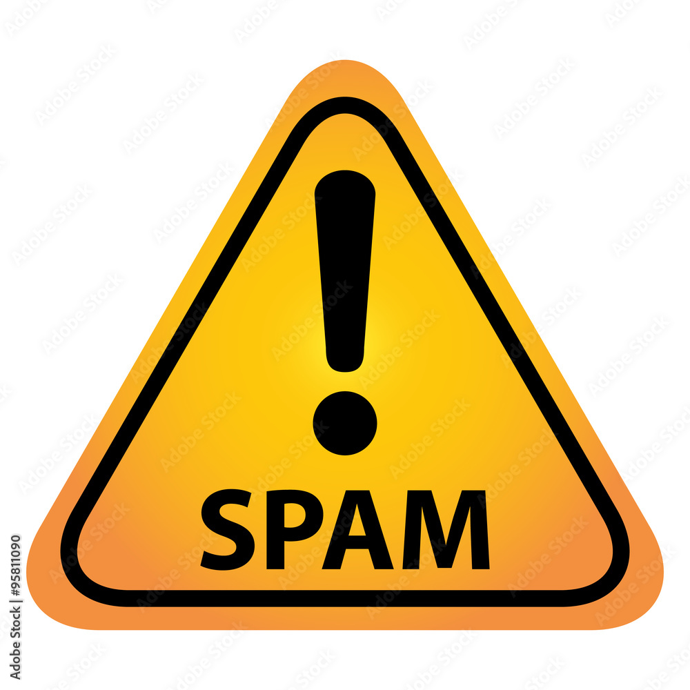 Spam sign ilustración de Stock | Adobe Stock