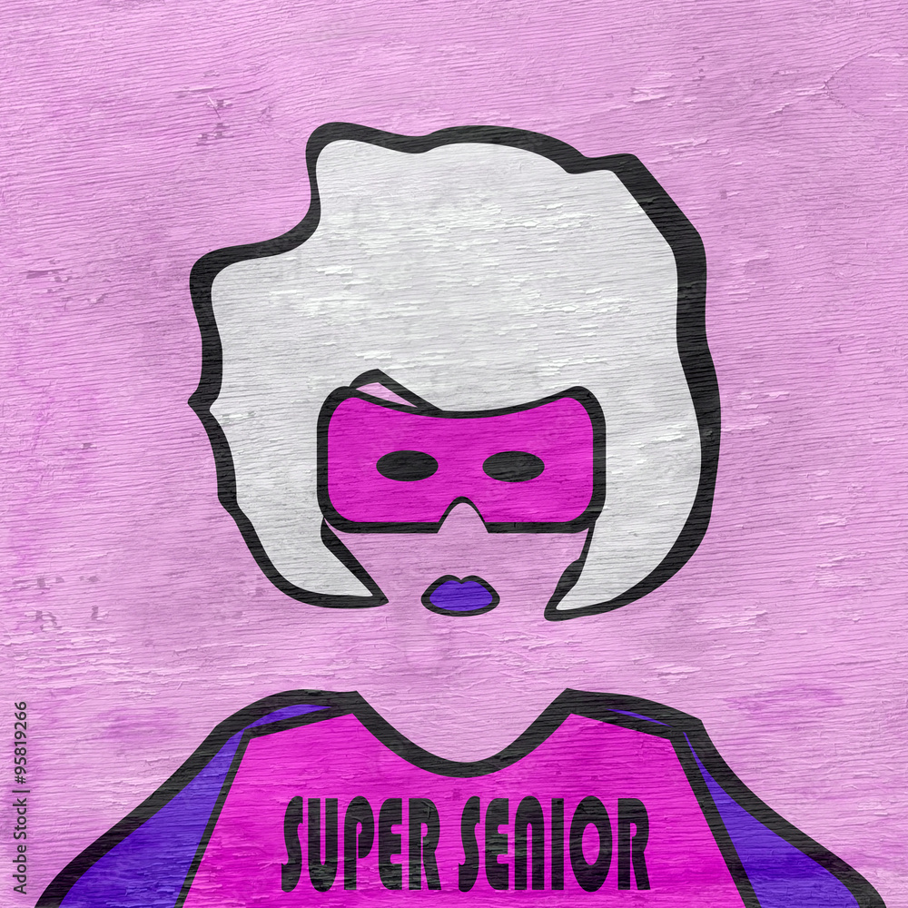 super senior design with wood grain texture Stock Illustration | Adobe ...