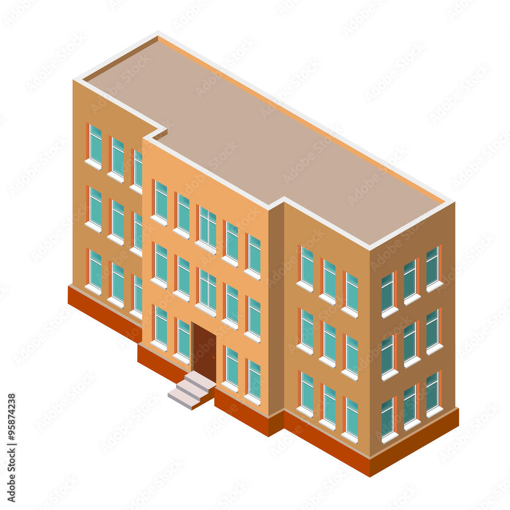 3d Building Icon