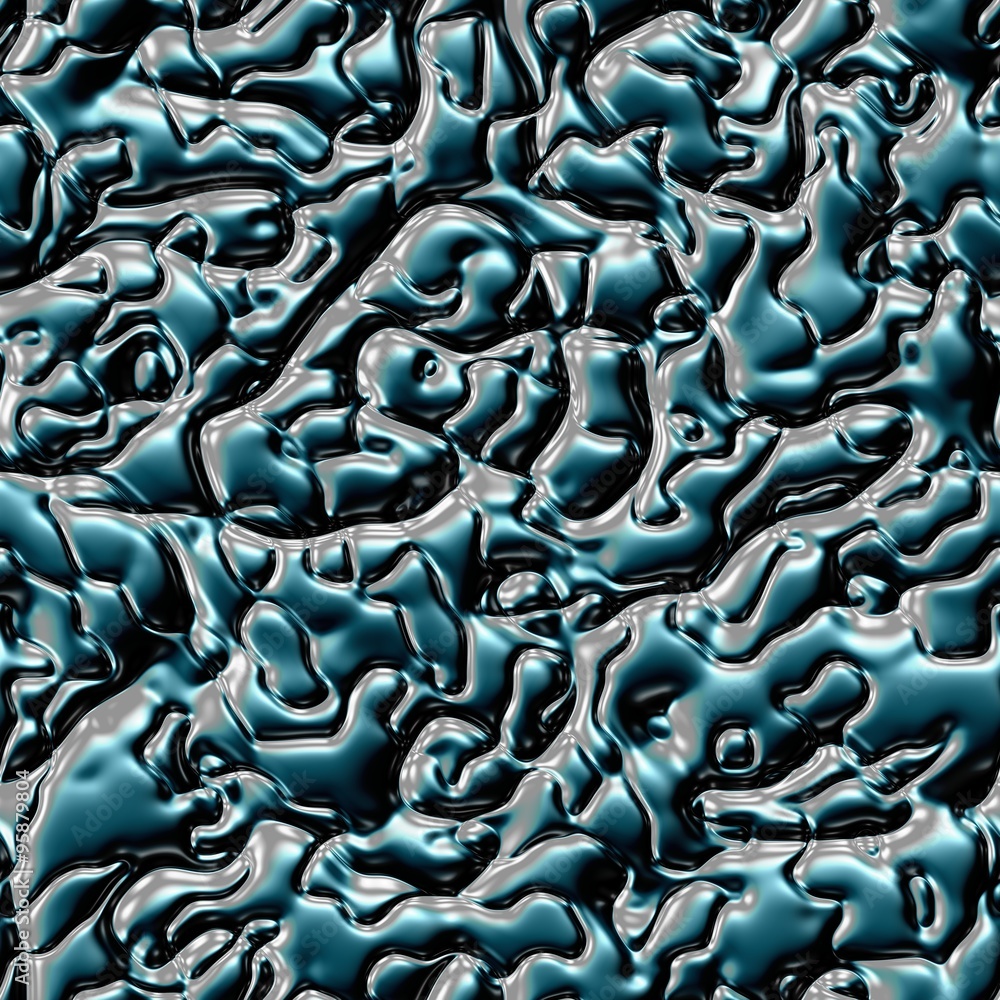 Melt metal fluid seamless texture or background Stock Illustration ...