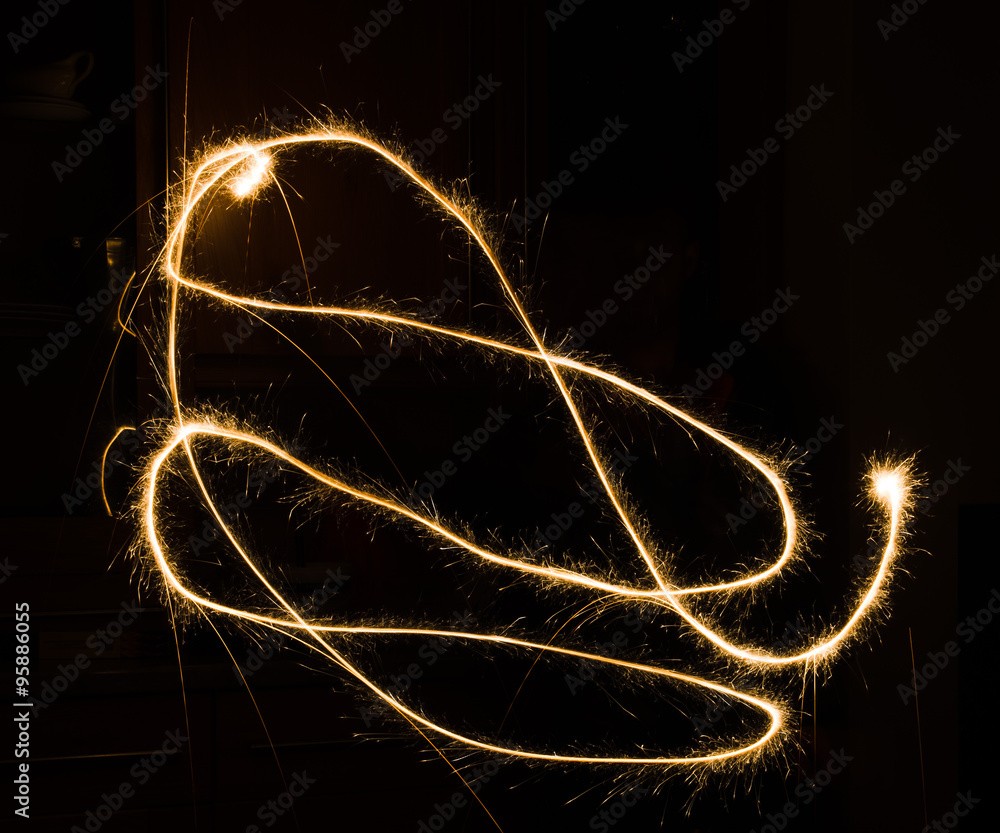Slow Shutter Speed Photography Sparklers