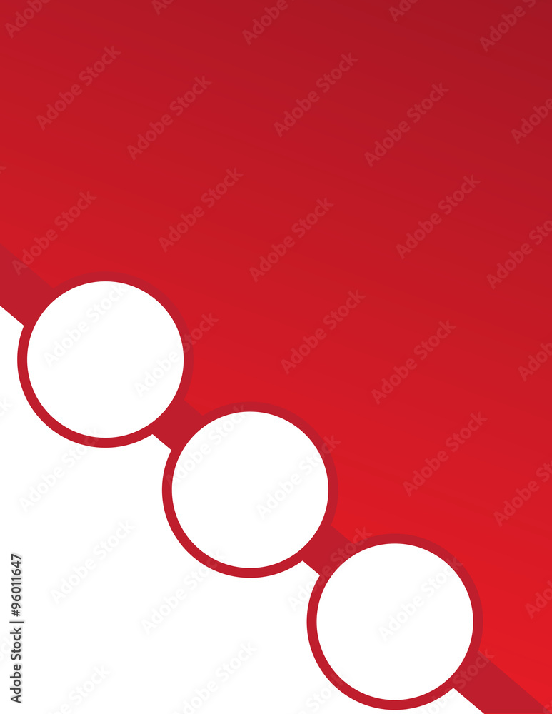 Red Circle Flyer Background Stock Vector | Adobe Stock