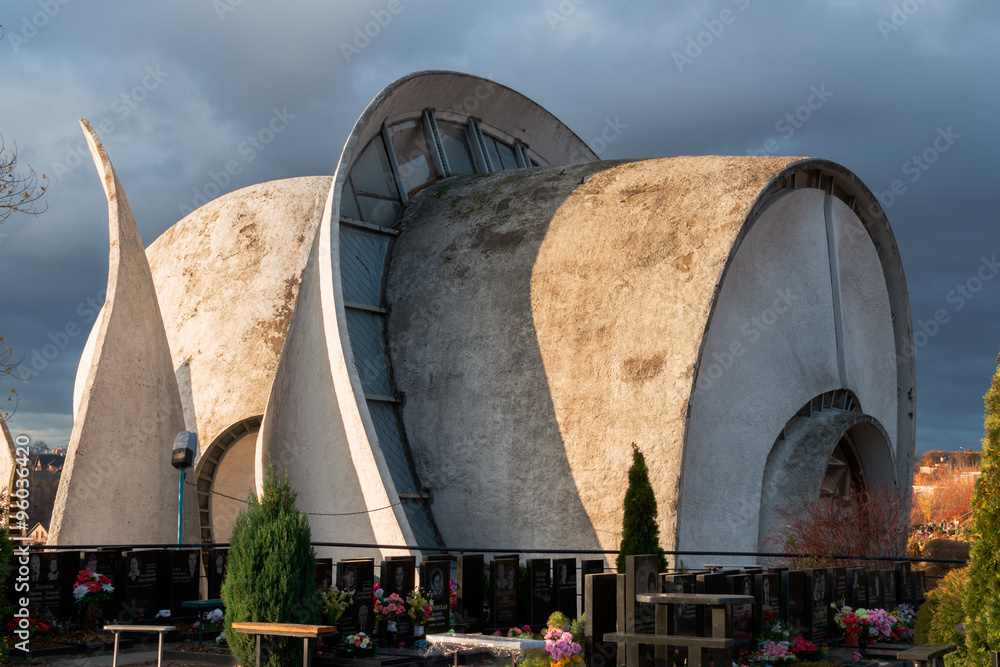 Kiev Crematorium On Baikove Cemetery, Ukraine Stock Photo | Adobe Stock
