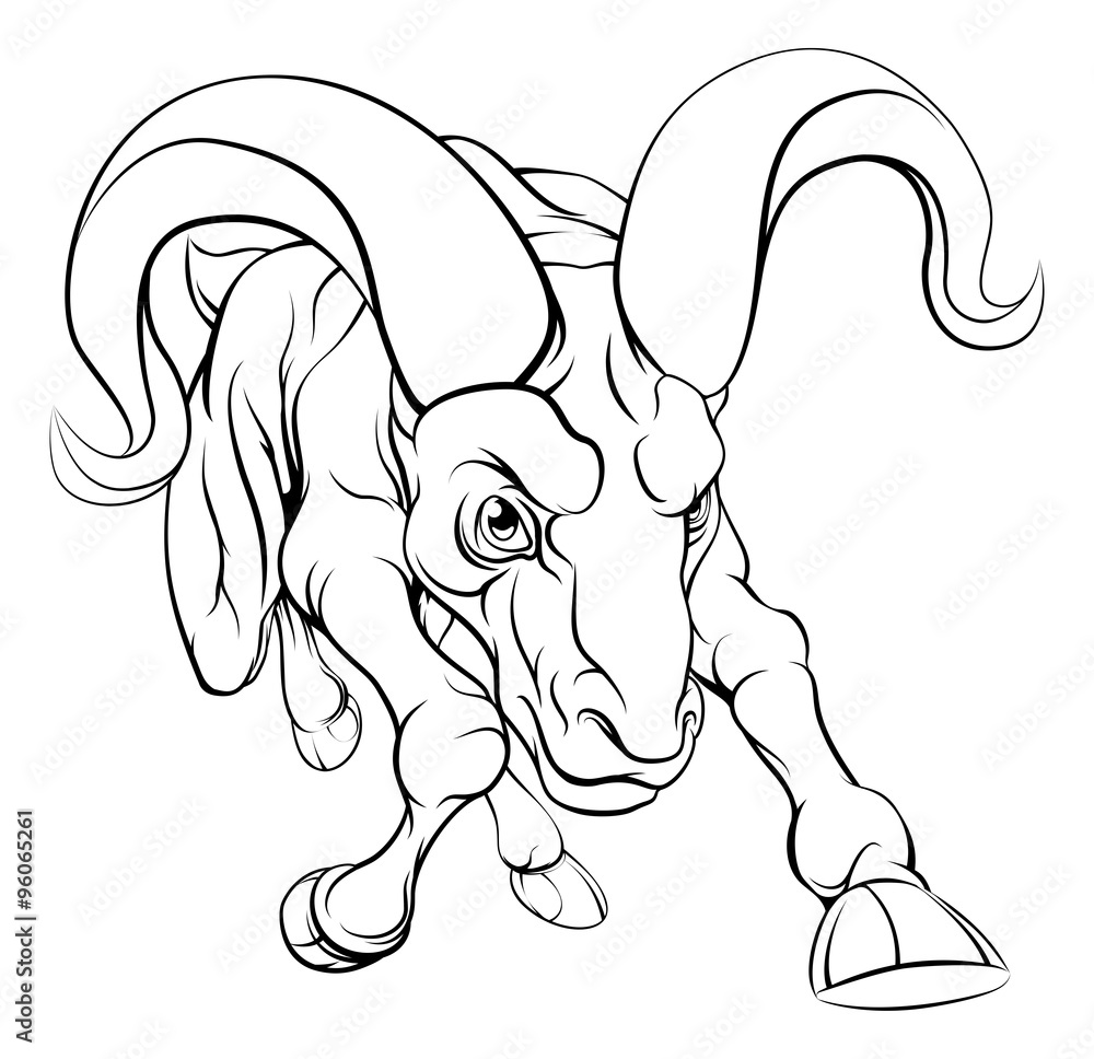 Ram Charging Stock Vector | Adobe Stock