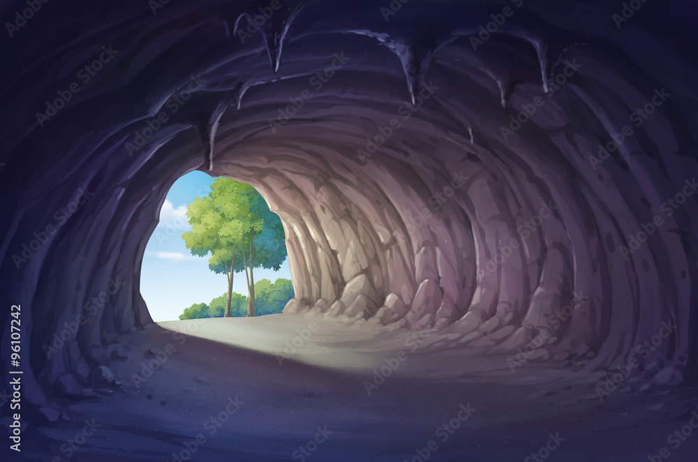 cave Stock Illustration | Adobe Stock