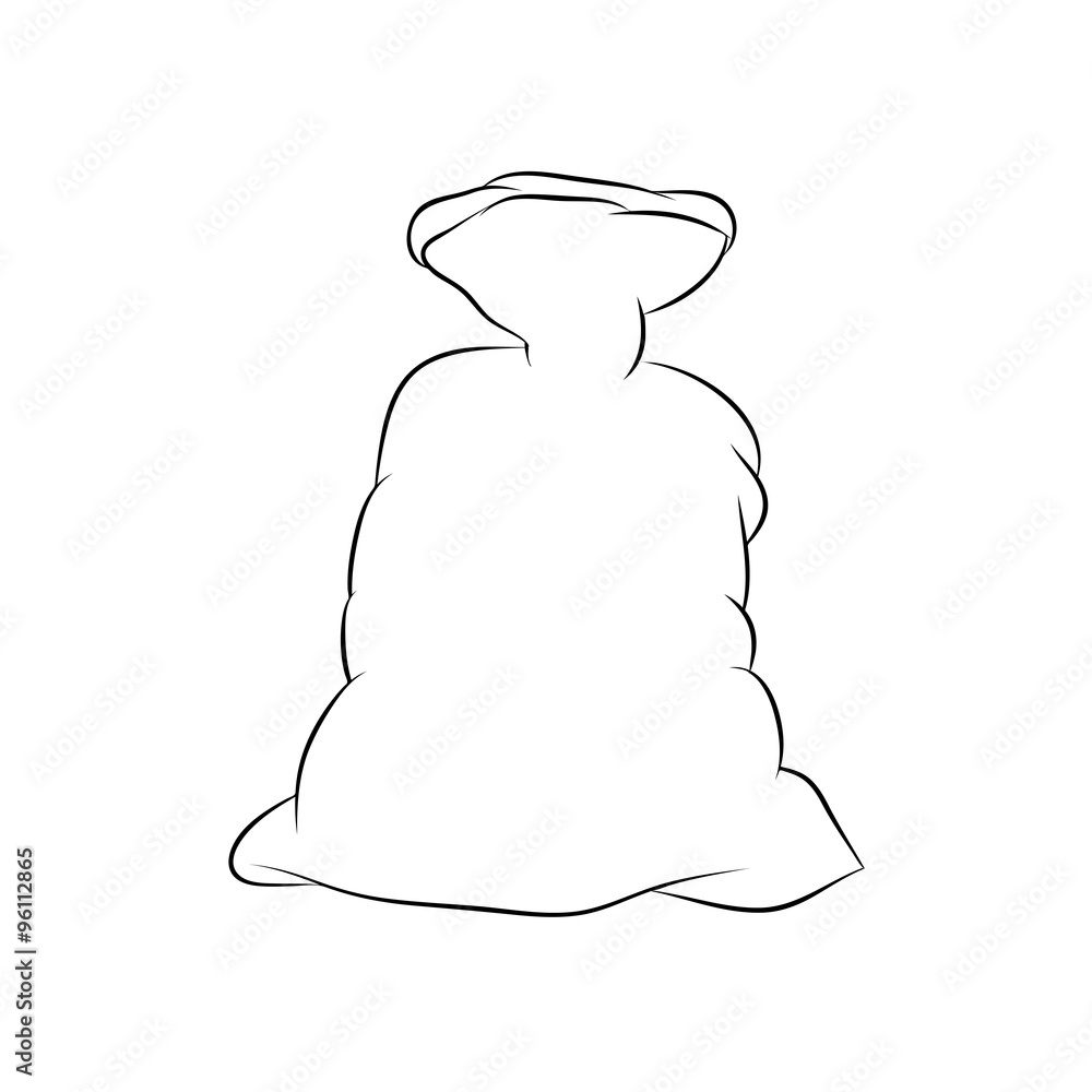 Empty Santa Sack Clip Art