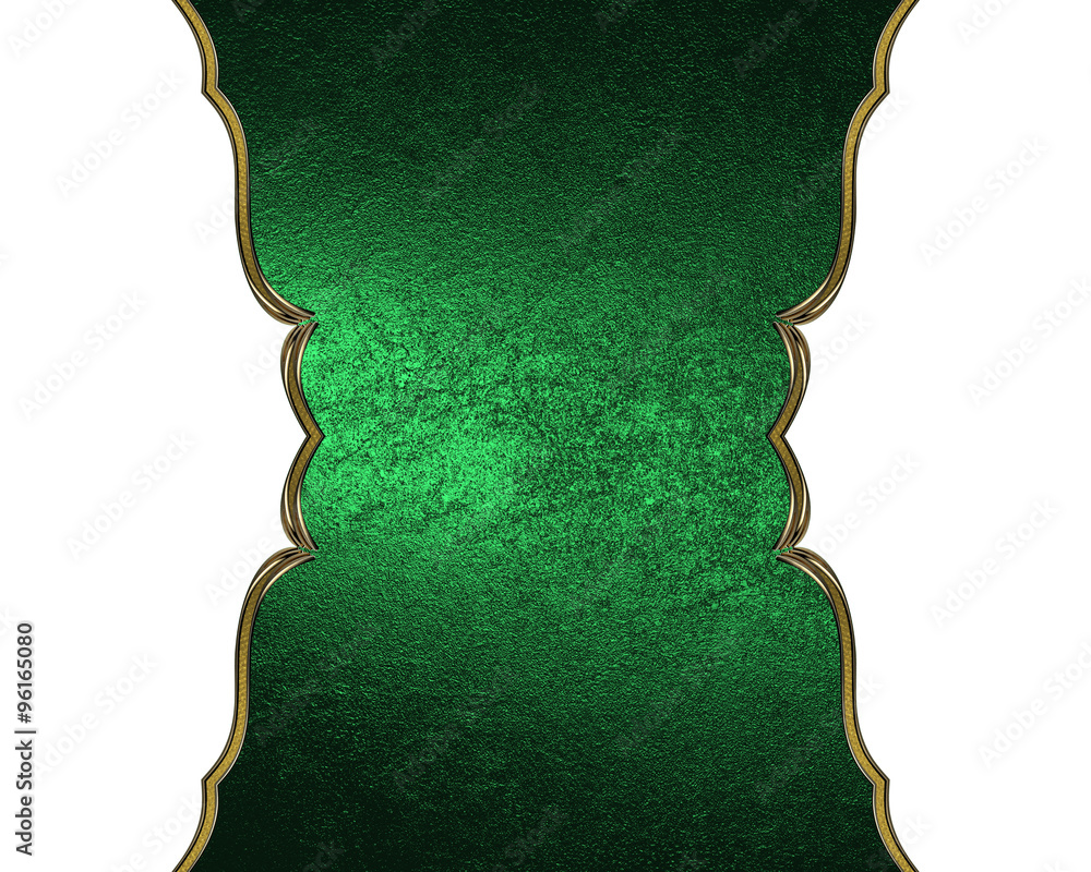 Green nameplate isolated white background. Element for design. Template ...