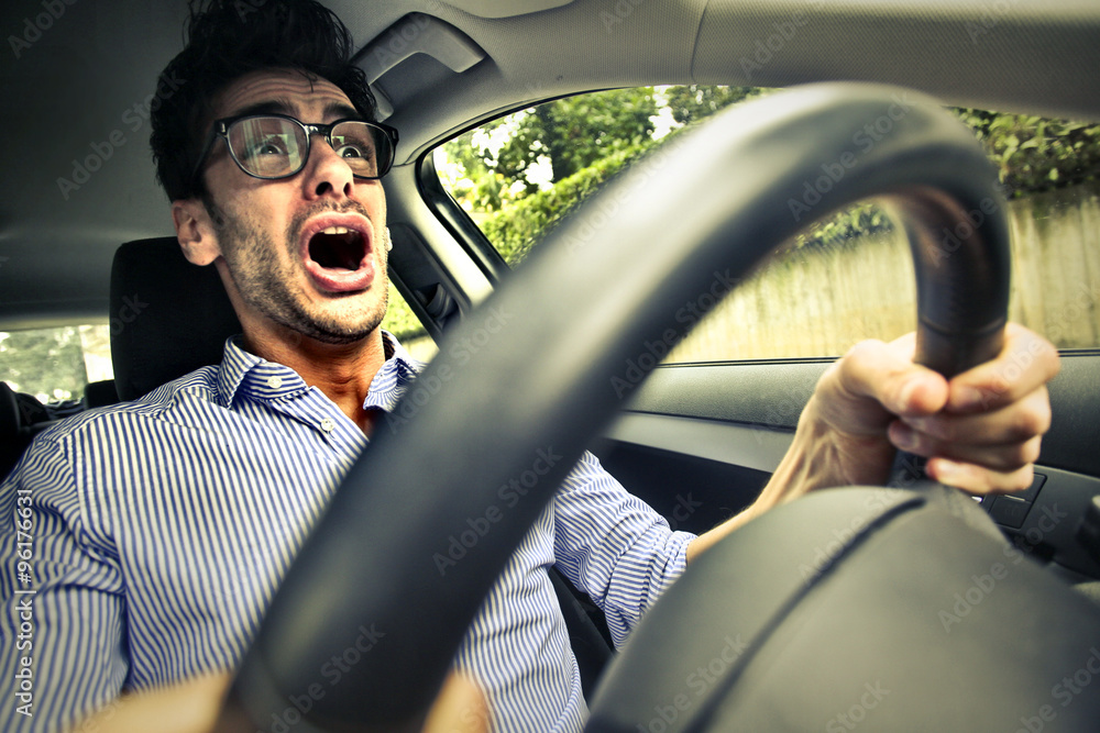 Fotografia do Stock: Inexperienced driver | Adobe Stock