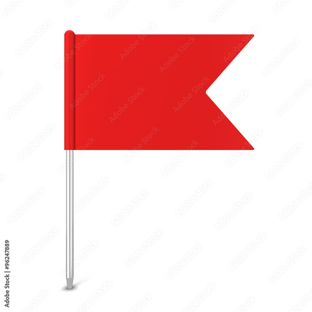 Pin flag Stock Illustration | Adobe Stock