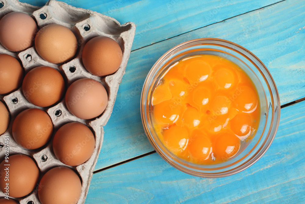 Fresh eggs Stock Photo | Adobe Stock