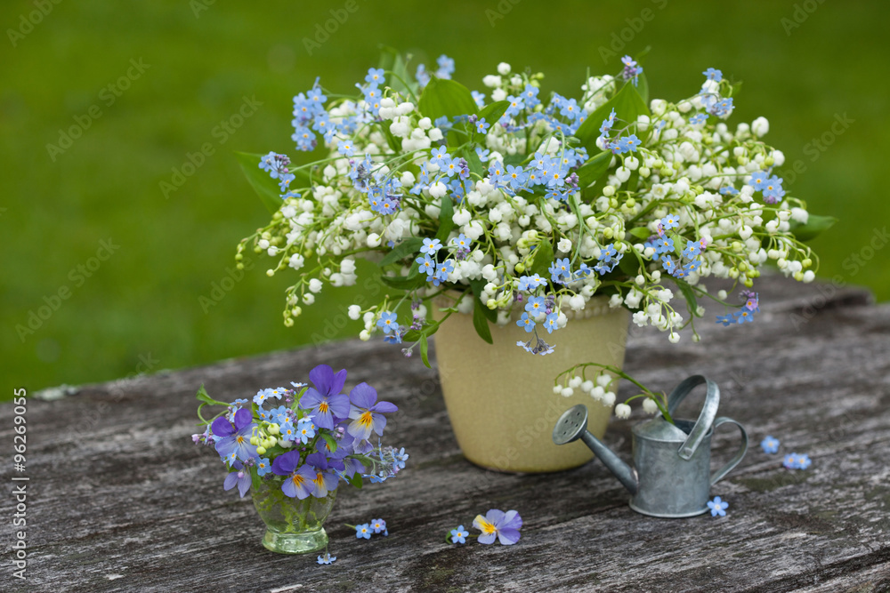 Lily Of The Valley Forget Me Not Bouquet