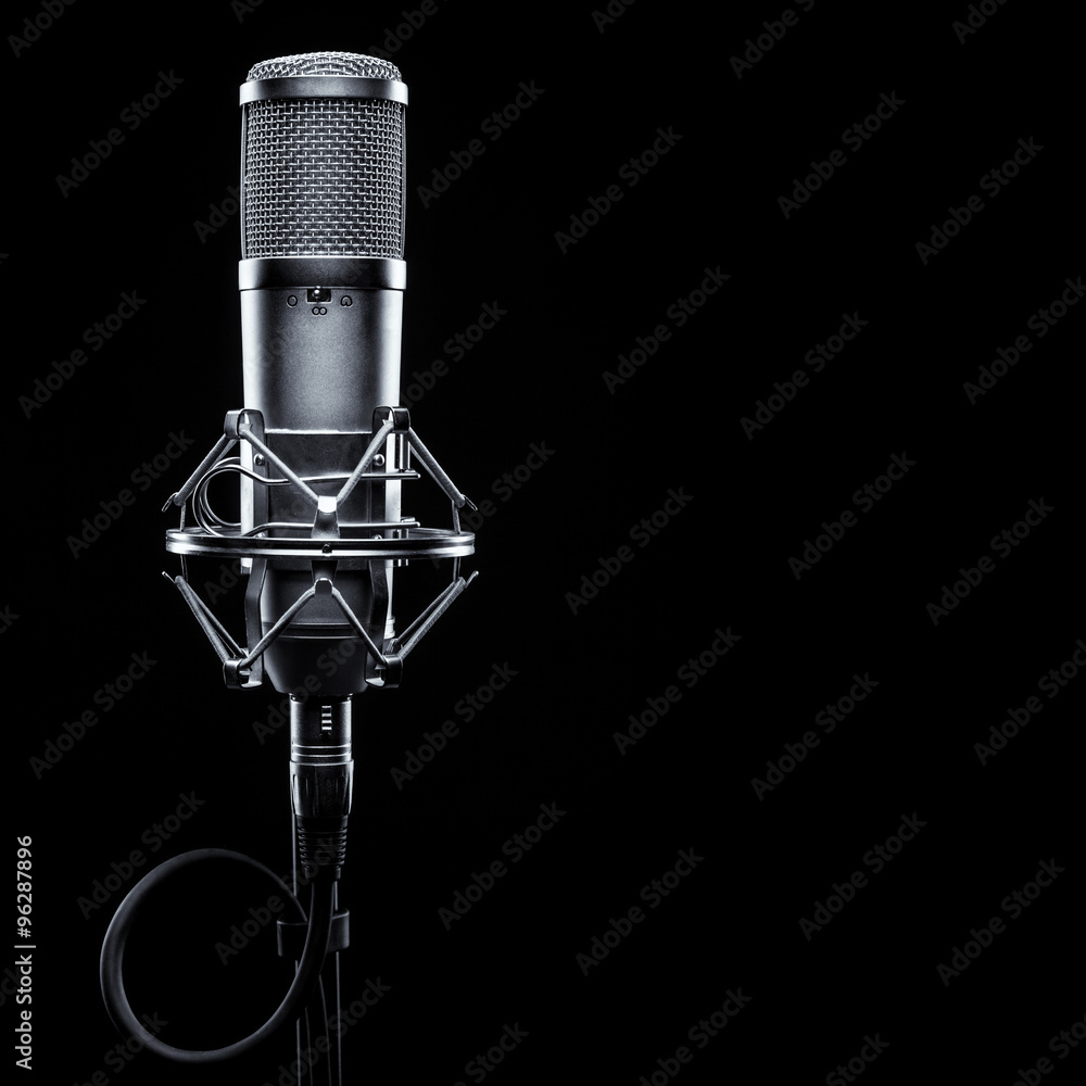 Studio Microphone Background