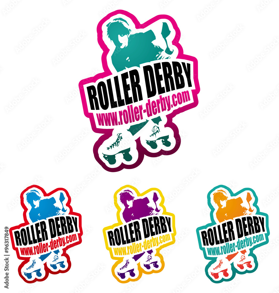 Logotipo Del Roller Derby