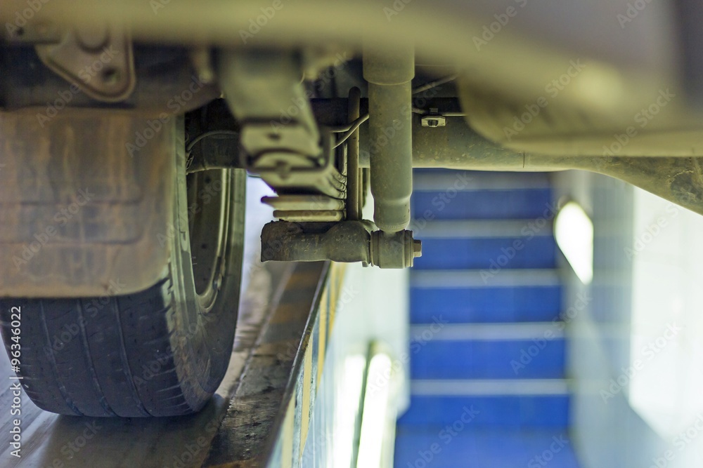 maintenance service in garage for lower section of the machine. The ...