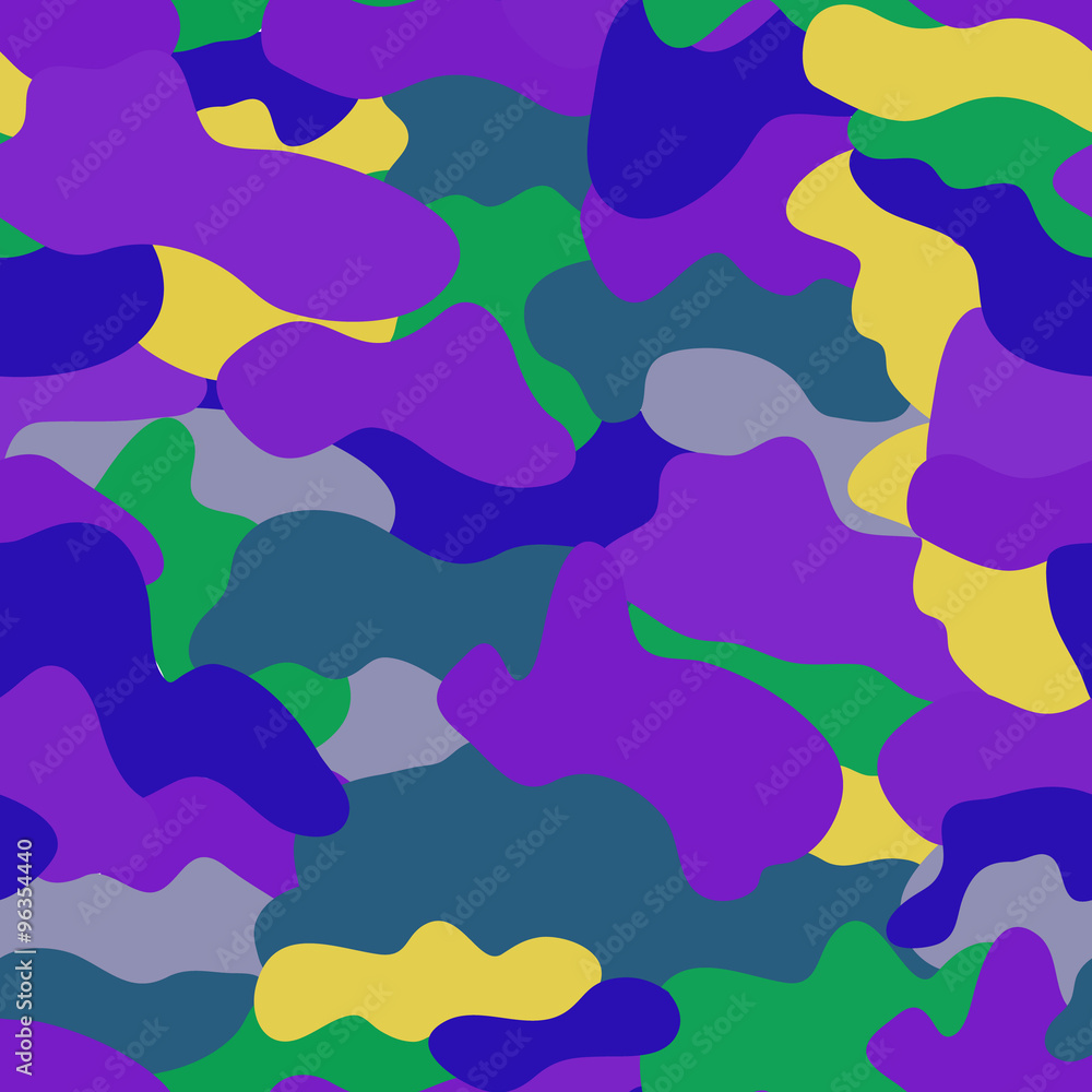 Seamless military camouflage texture. Military background Stock Vector ...