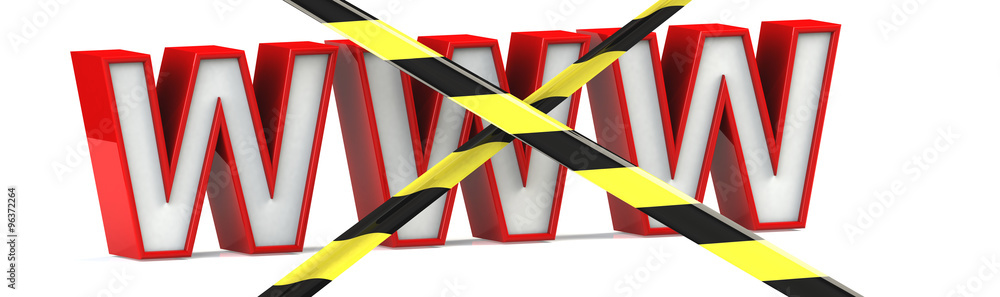 WWW gesperrt Stock-Illustration | Adobe Stock