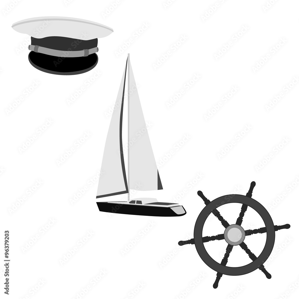 Navy set Stock Vector | Adobe Stock