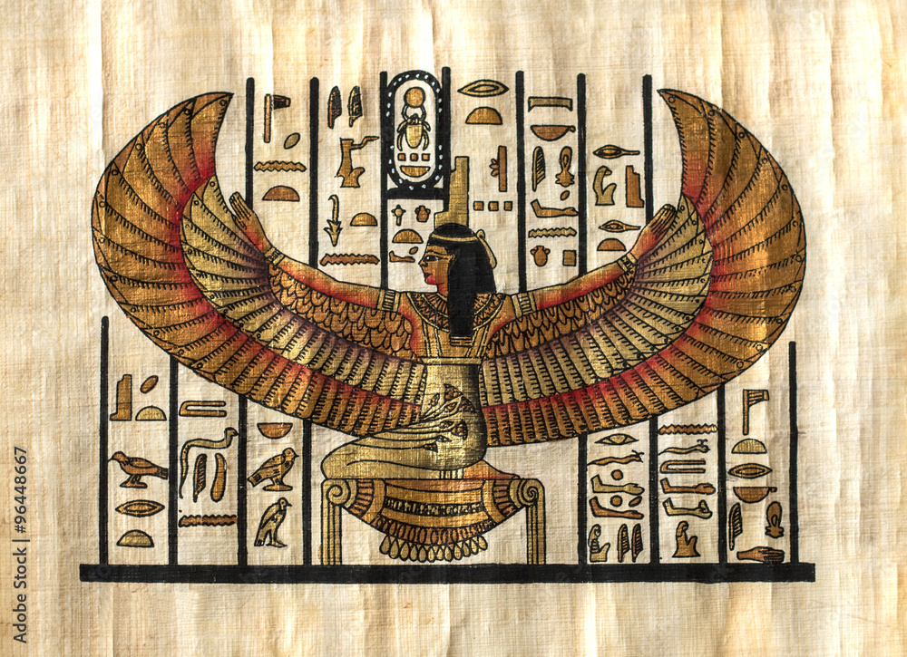 ancient Egyptian parchment Stock Photo | Adobe Stock