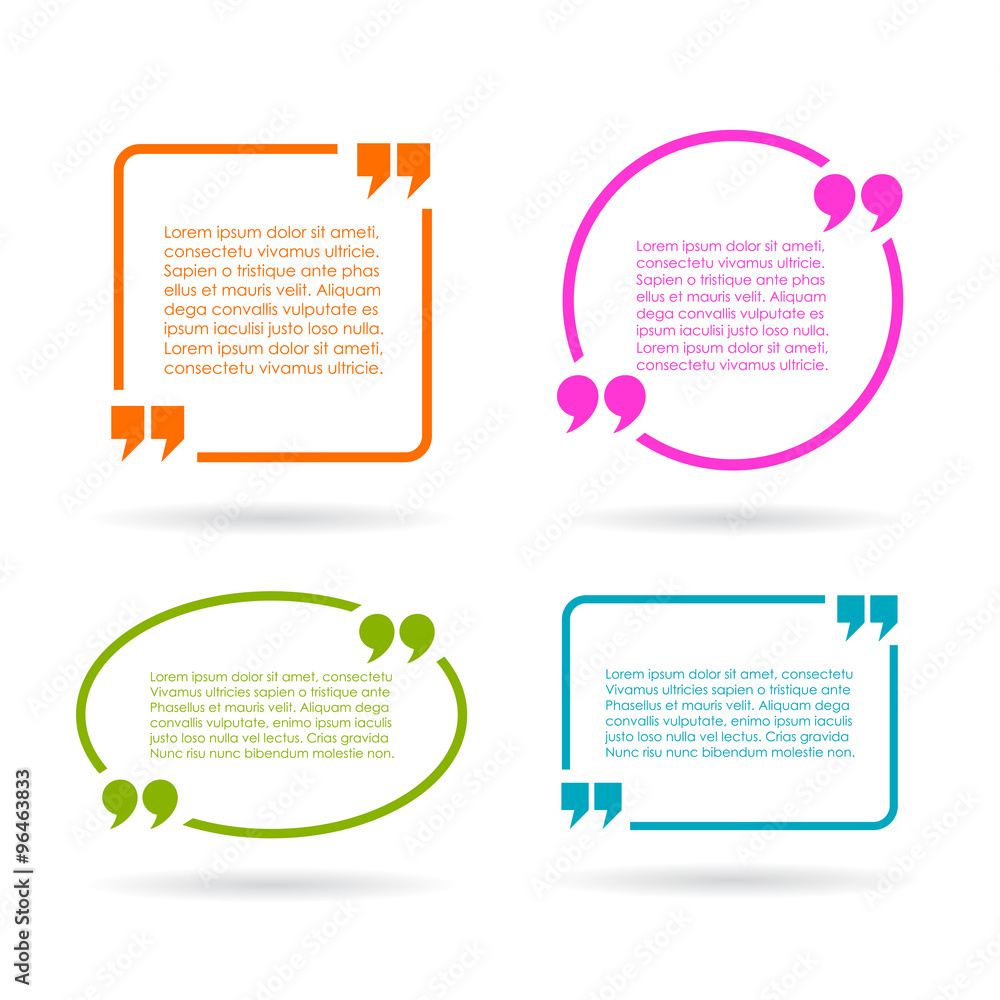 Text box frame Stock Vector | Adobe Stock