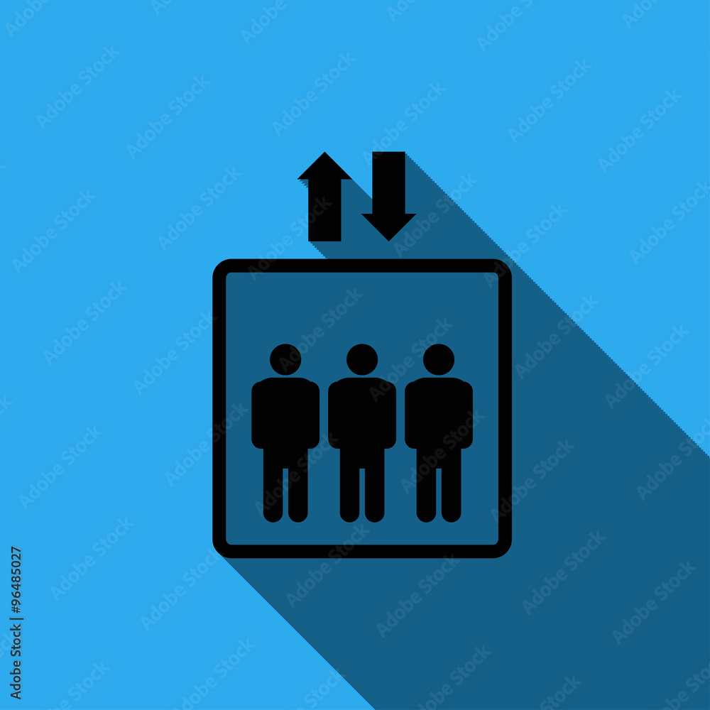 elevator symbol Stock Vector | Adobe Stock