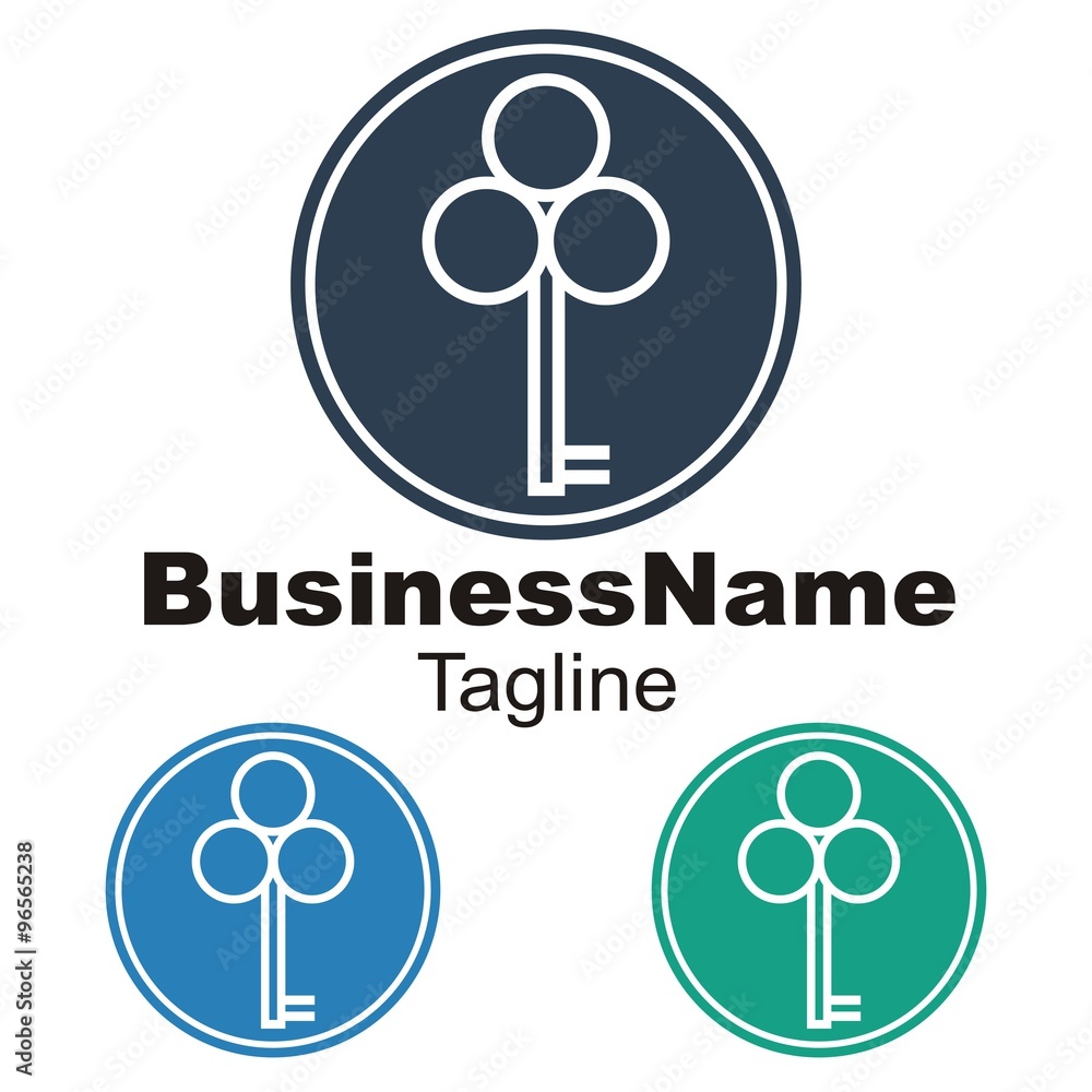 key lock logo icon Vector Stock Vector | Adobe Stock