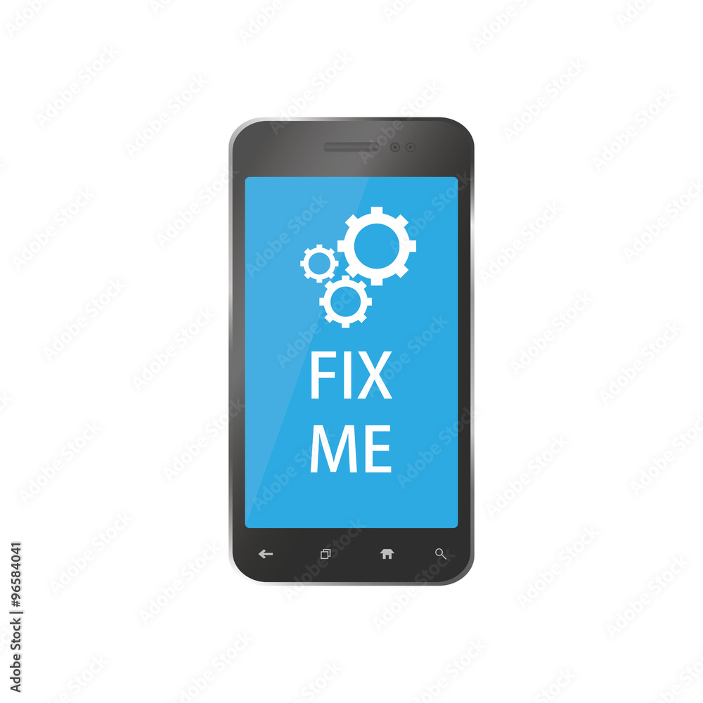 Icon for repair smartphones. Phone spare parts for repairs. Phone ...