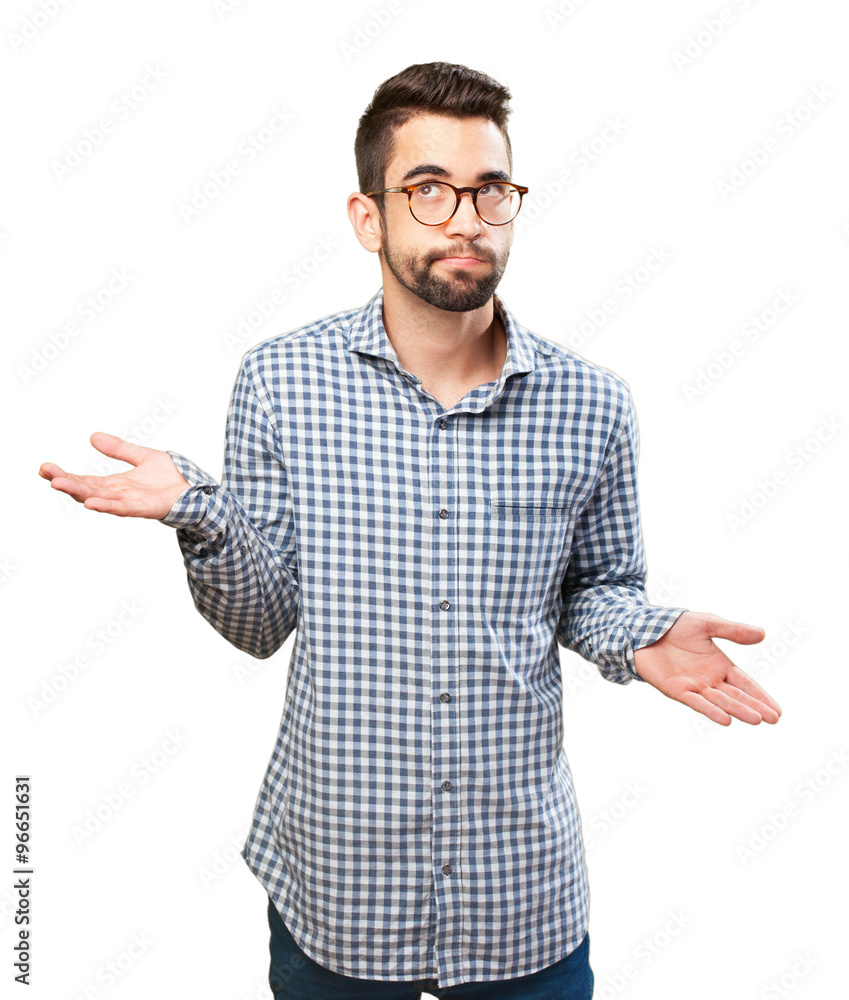 man doing a balance Stock Photo | Adobe Stock