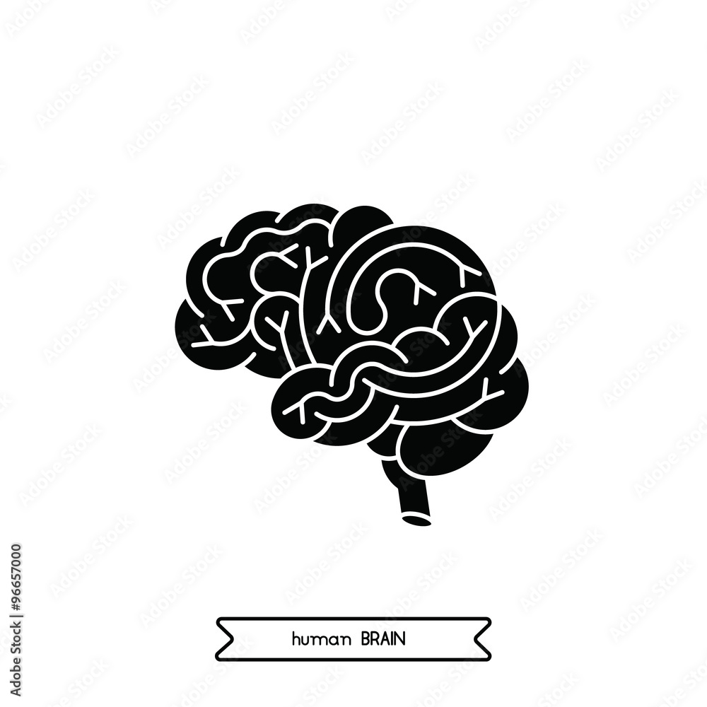 Logo brain 2 Stock Vector | Adobe Stock