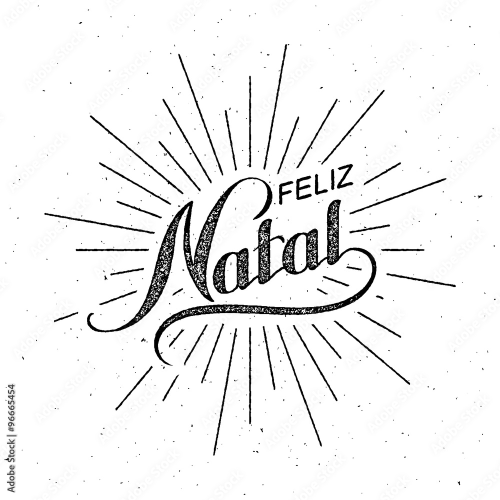 Vetor de Feliz Natal. Merry Christmas. Holiday Vector Illustration. do ...