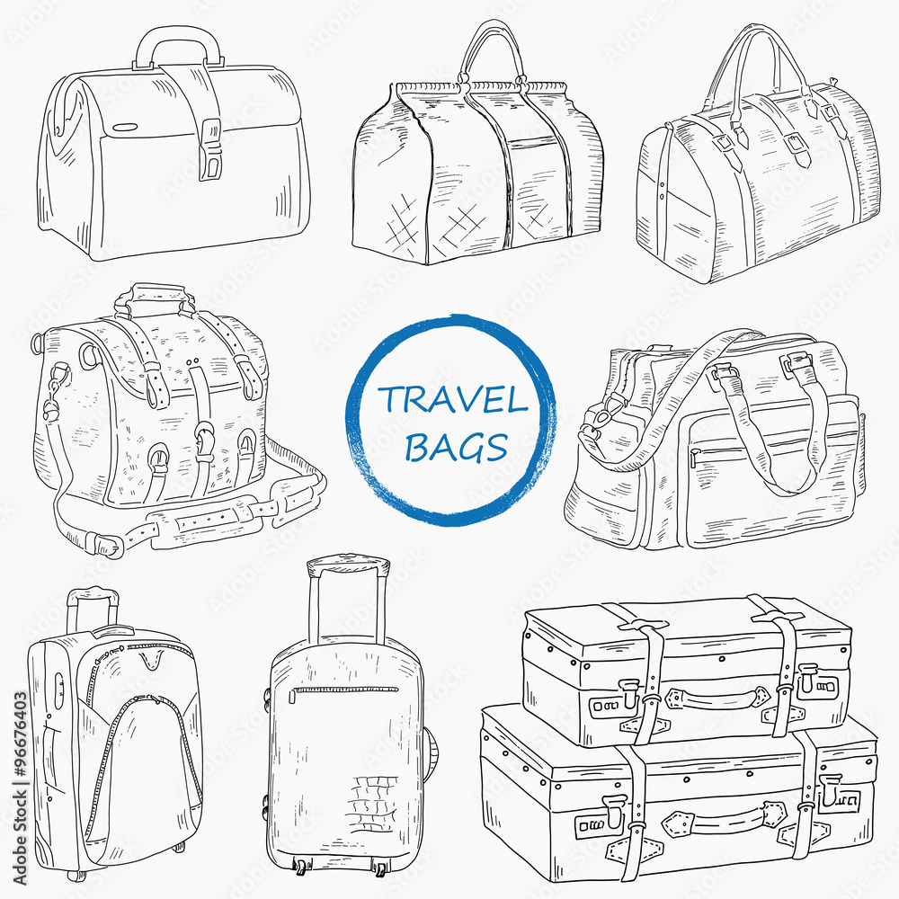 Travel Bags Different Vector De Stock Adobe Stock travel-bags-different-vector-de-stock-adobe-stock