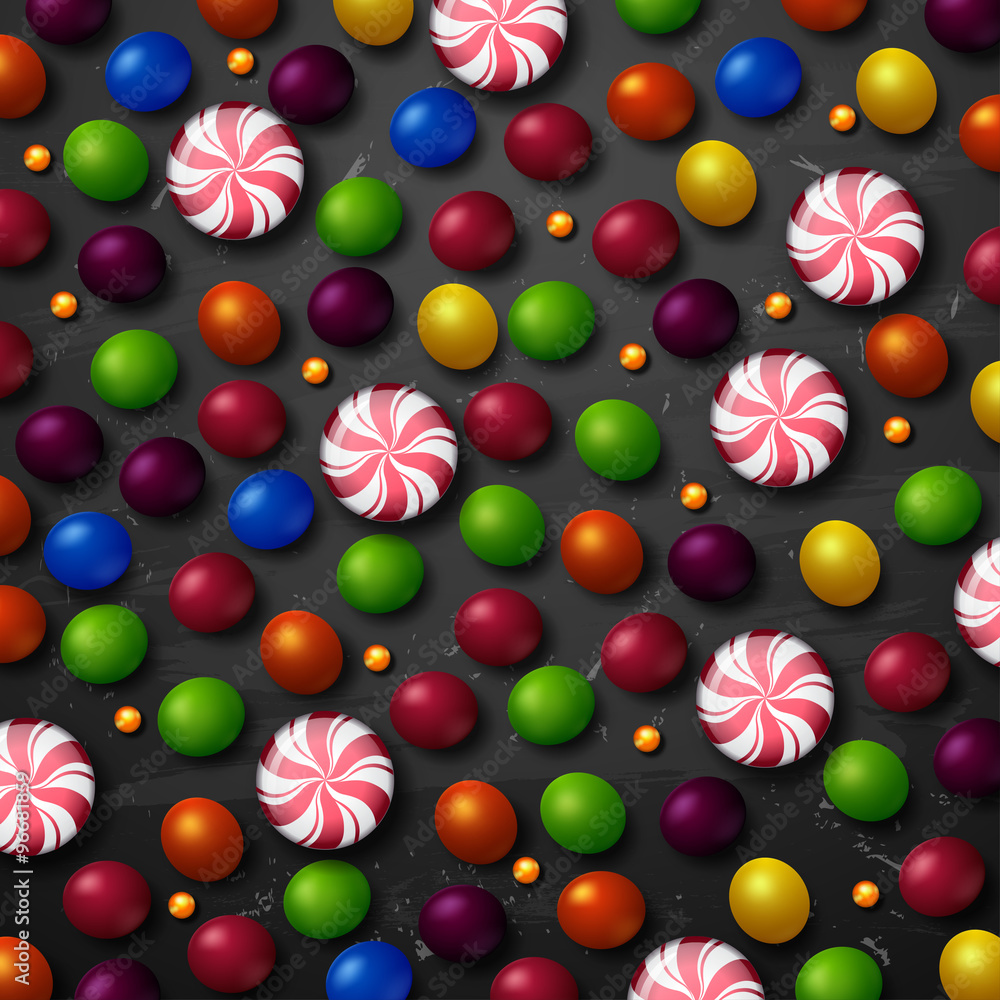 candy vector background Stock Vector | Adobe Stock