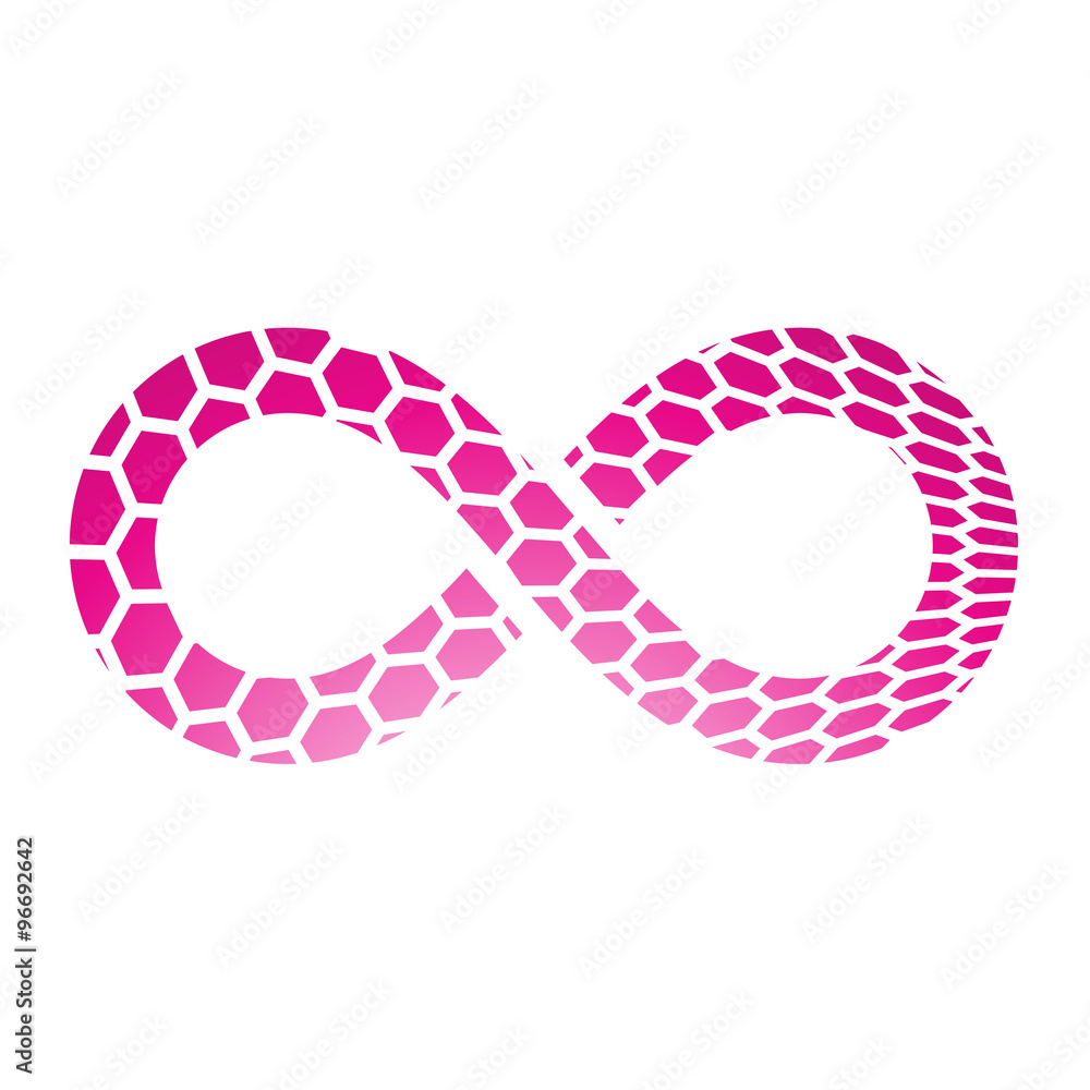 Infinity Symbol Design Stock Vector | Adobe Stock